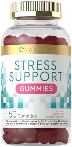 Strawberry lemon flavour stress relief gummies