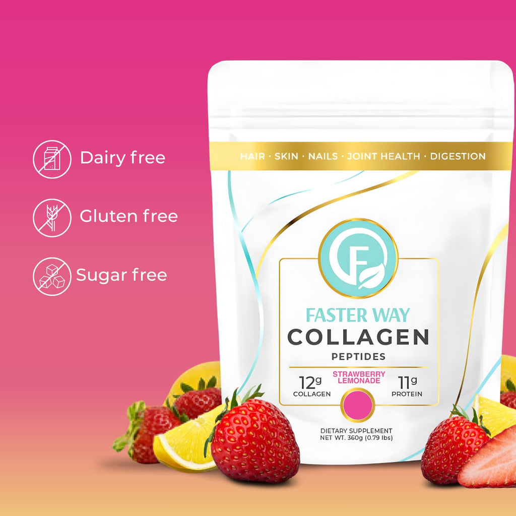 strawberry lemonade collagen for beauty