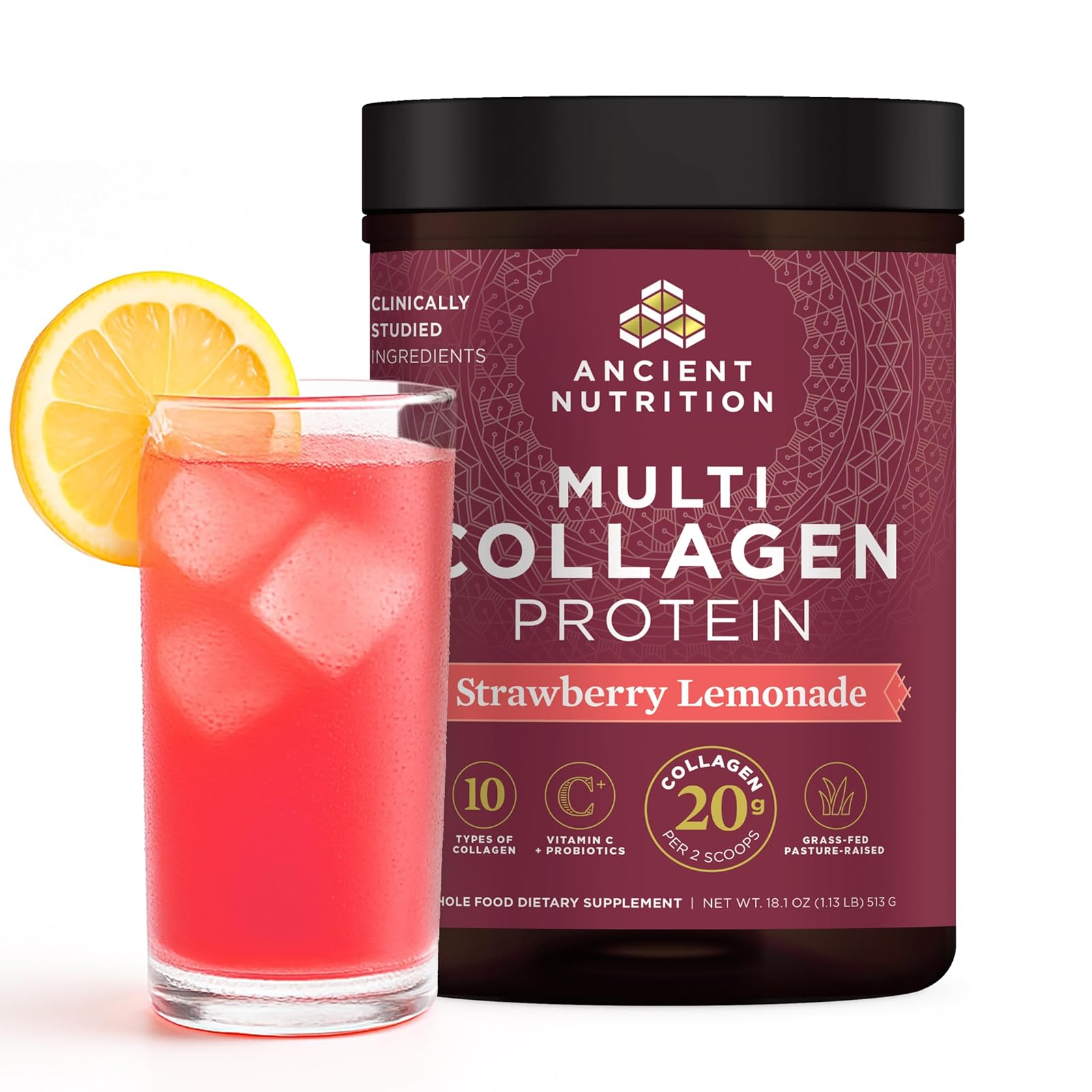 strawberry lemonade collagen peptides