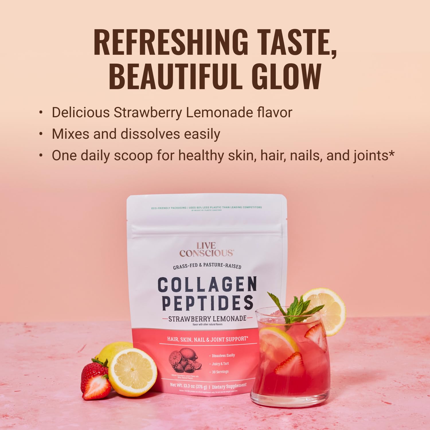 strawberry lemonade collagen supplement