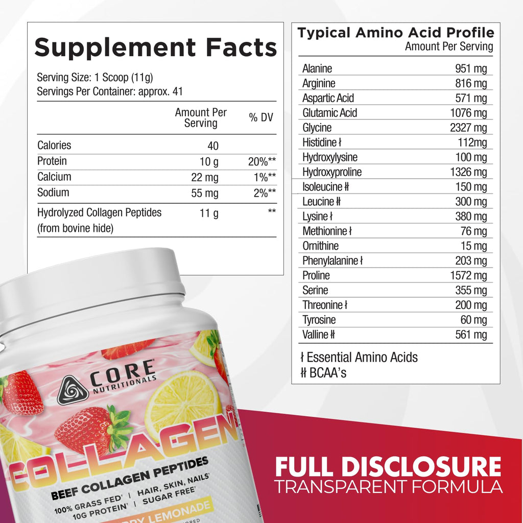 strawberry lemonade collagen supplement