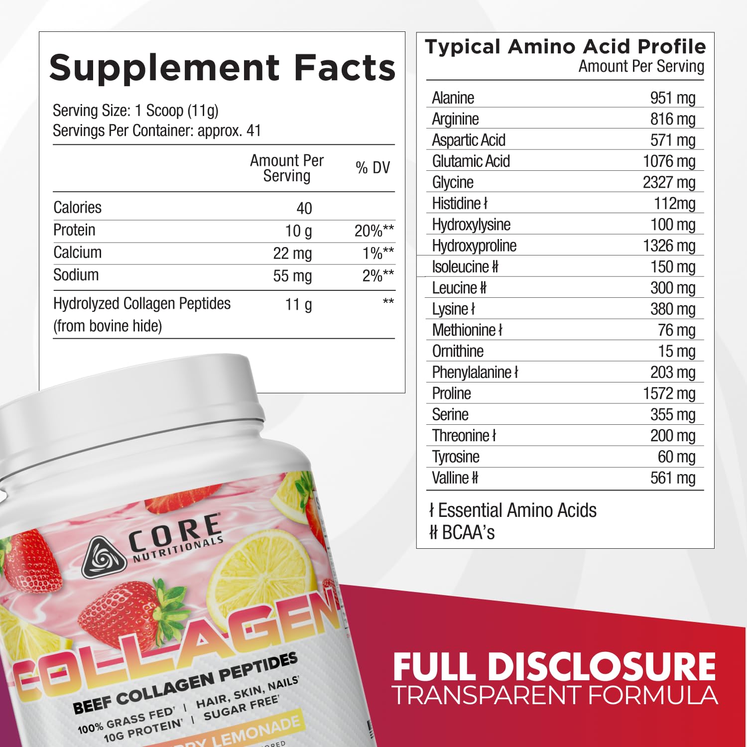 strawberry lemonade collagen supplement