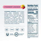 Strawberry lemonade drink mix for hydration