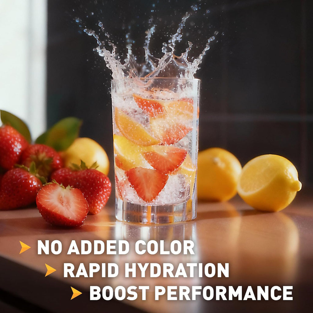 Strawberry lemonade electrolyte drink mix
