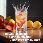 Strawberry lemonade electrolyte drink mix