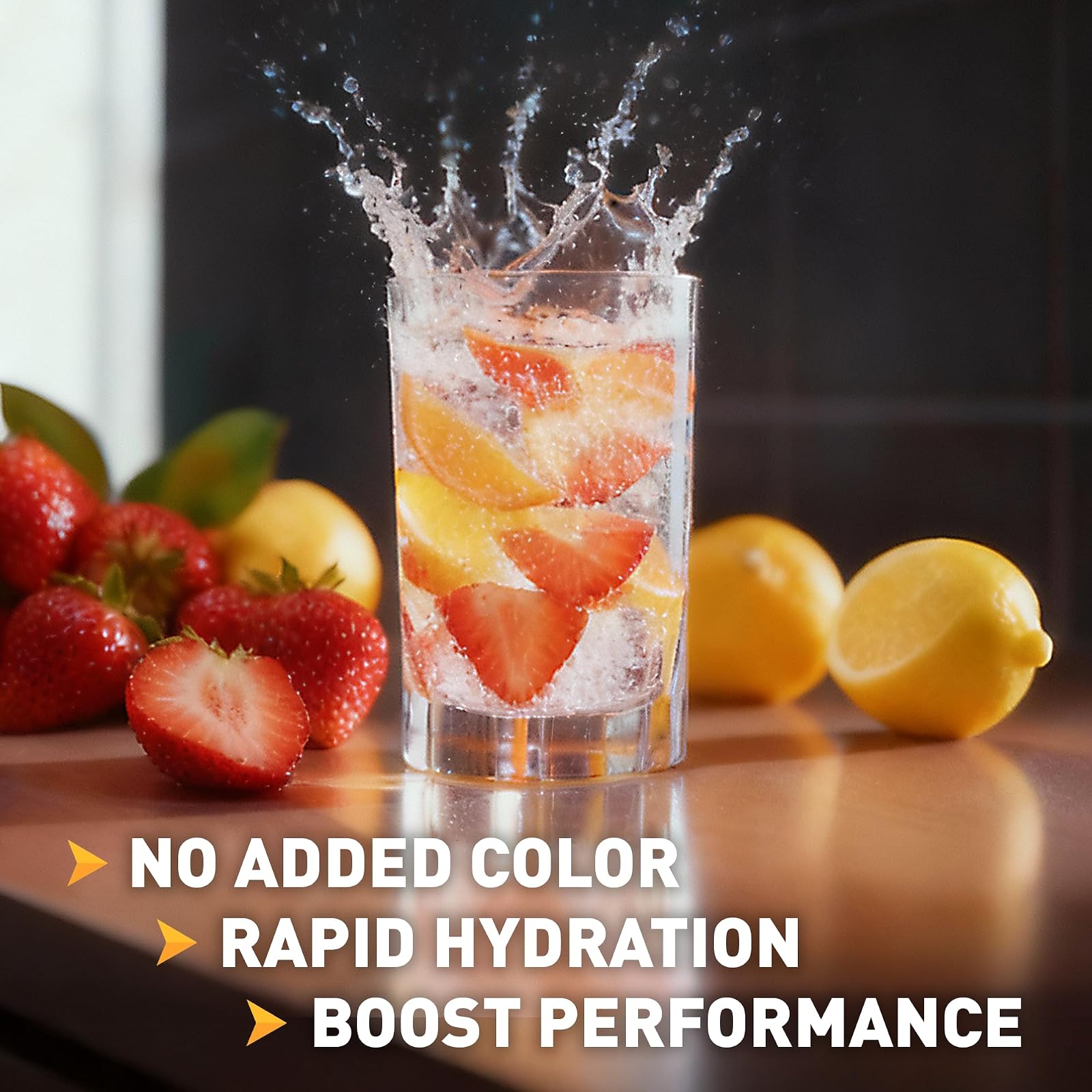 Strawberry lemonade electrolyte drink mix