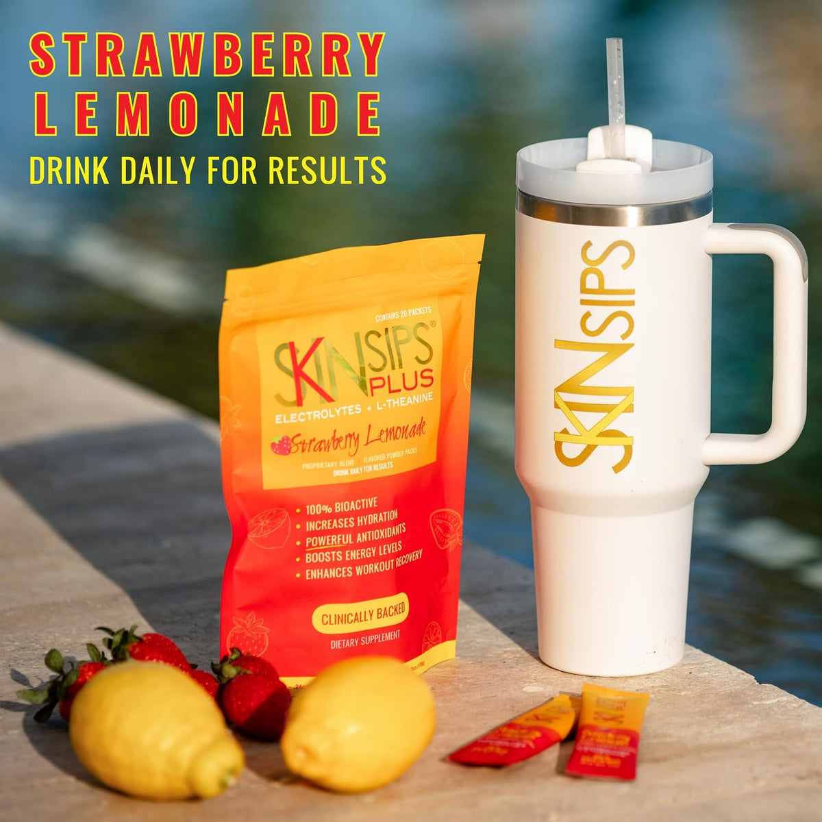 strawberry lemonade electrolyte hydration