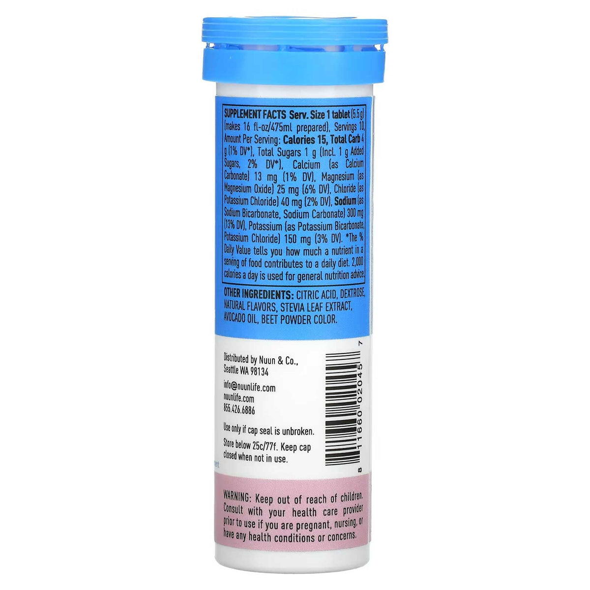 Strawberry lemonade electrolyte powder for sports