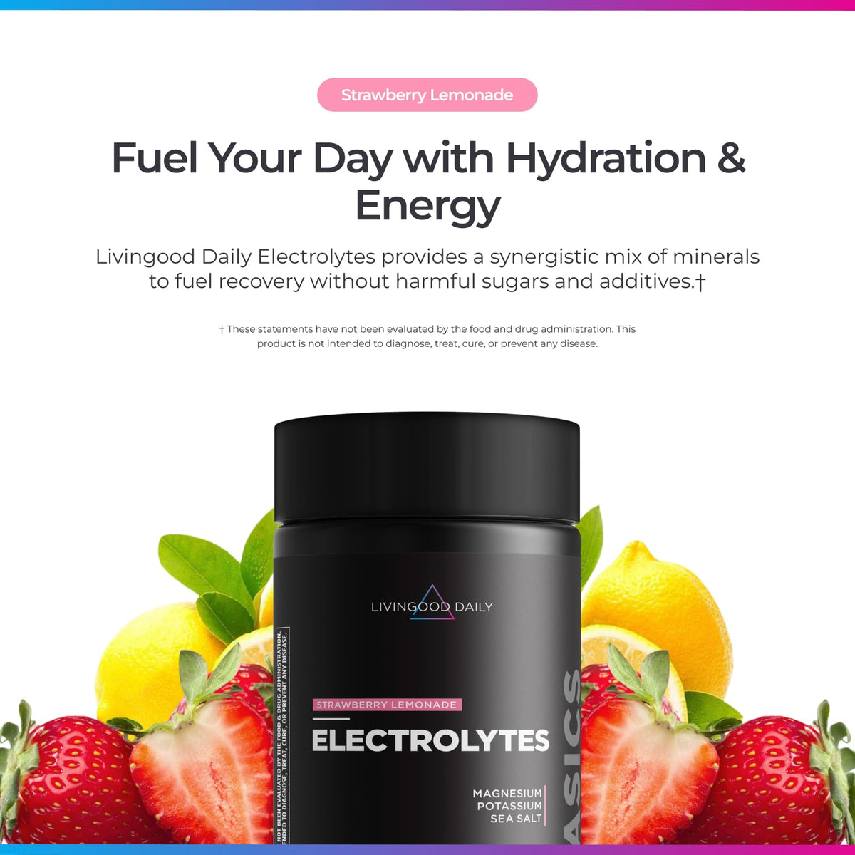 strawberry lemonade electrolyte powder mix