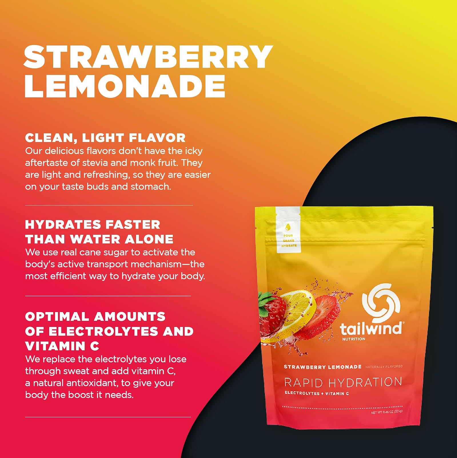 Strawberry lemonade electrolyte replacements for athletes