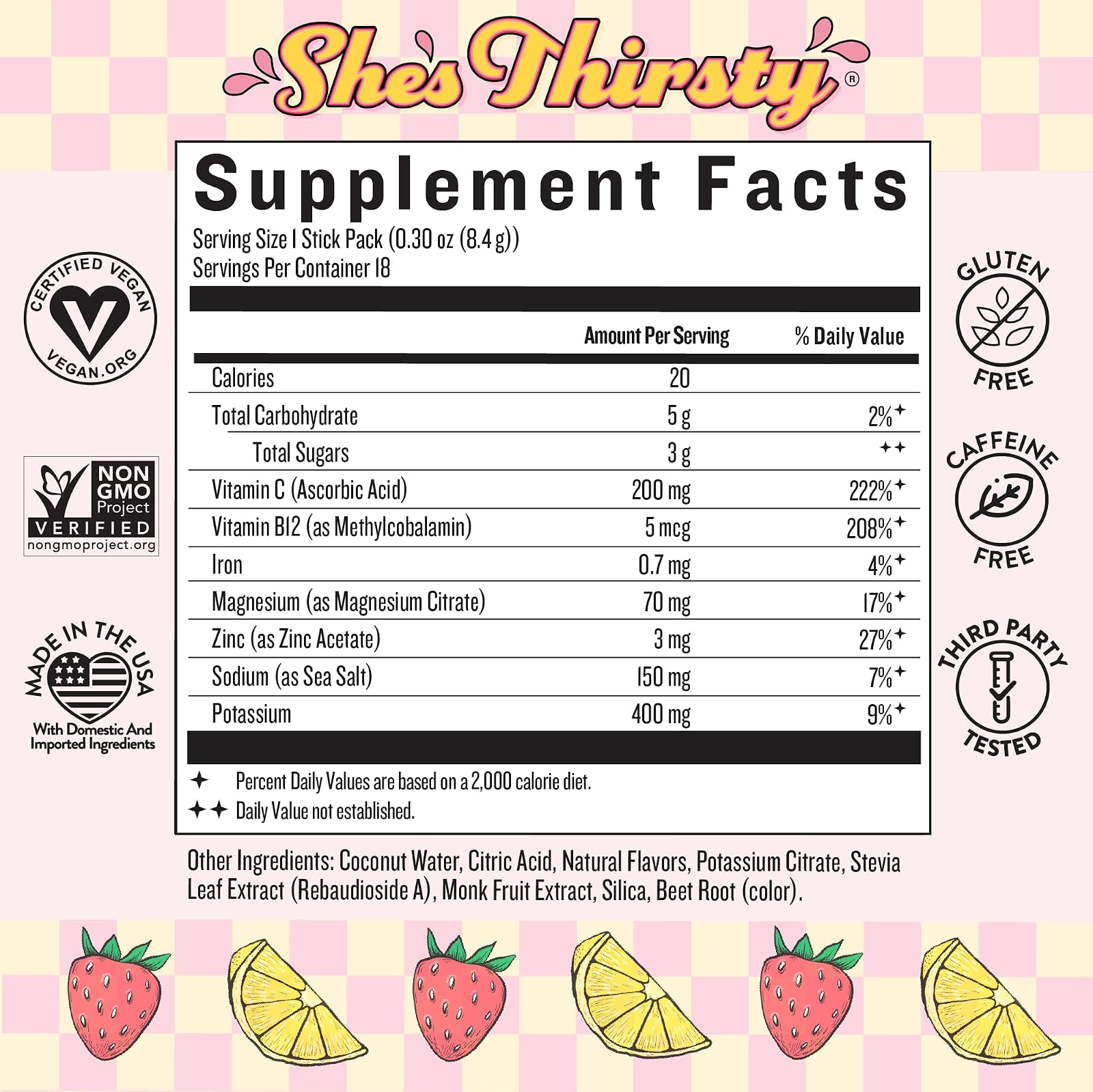 strawberry lemonade gummy multivitamin
