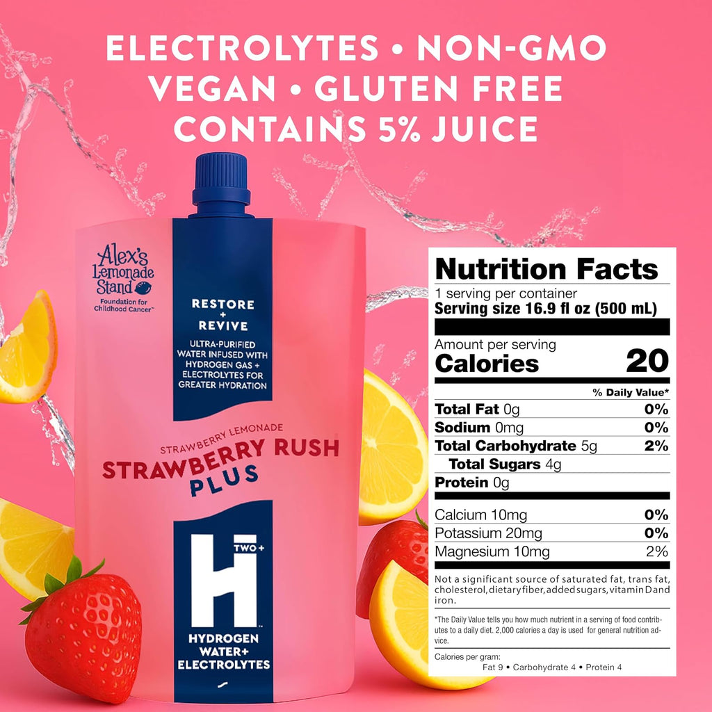 strawberry lemonade hydration drink