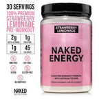 strawberry lemonade pre-workout supplement