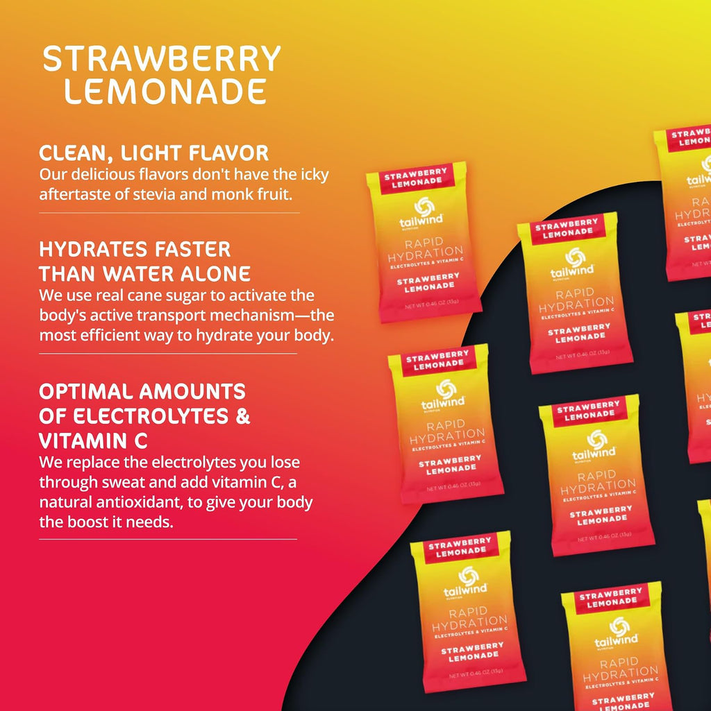 Strawberry lemonade rapid hydration mix