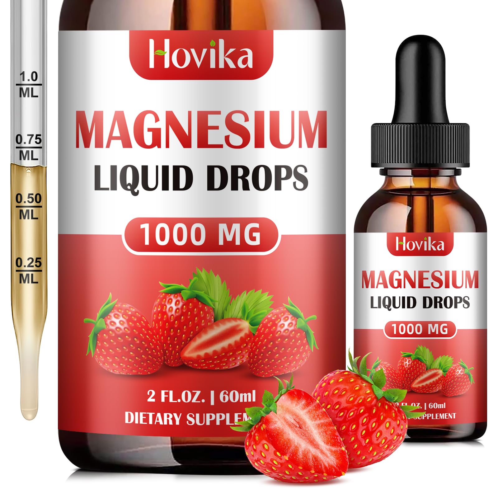strawberry magnesium glycinate drops
