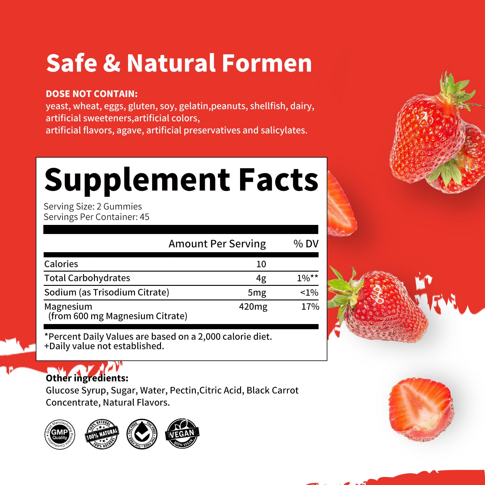 strawberry magnesium gummies for calm