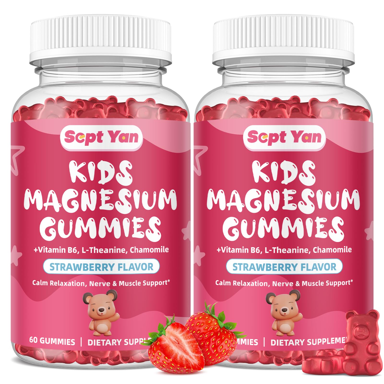 strawberry magnesium gummies for kids