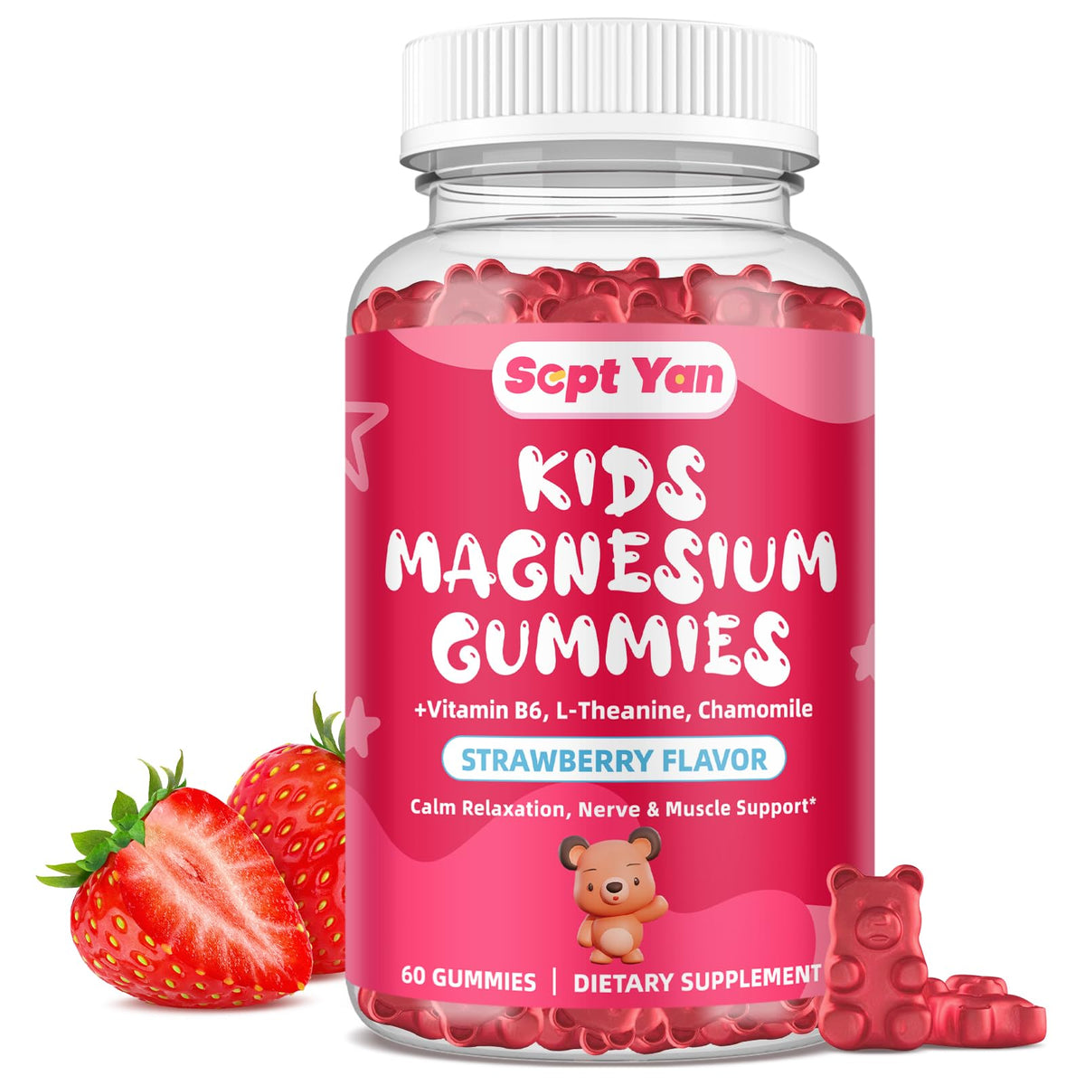 strawberry magnesium gummies for kids