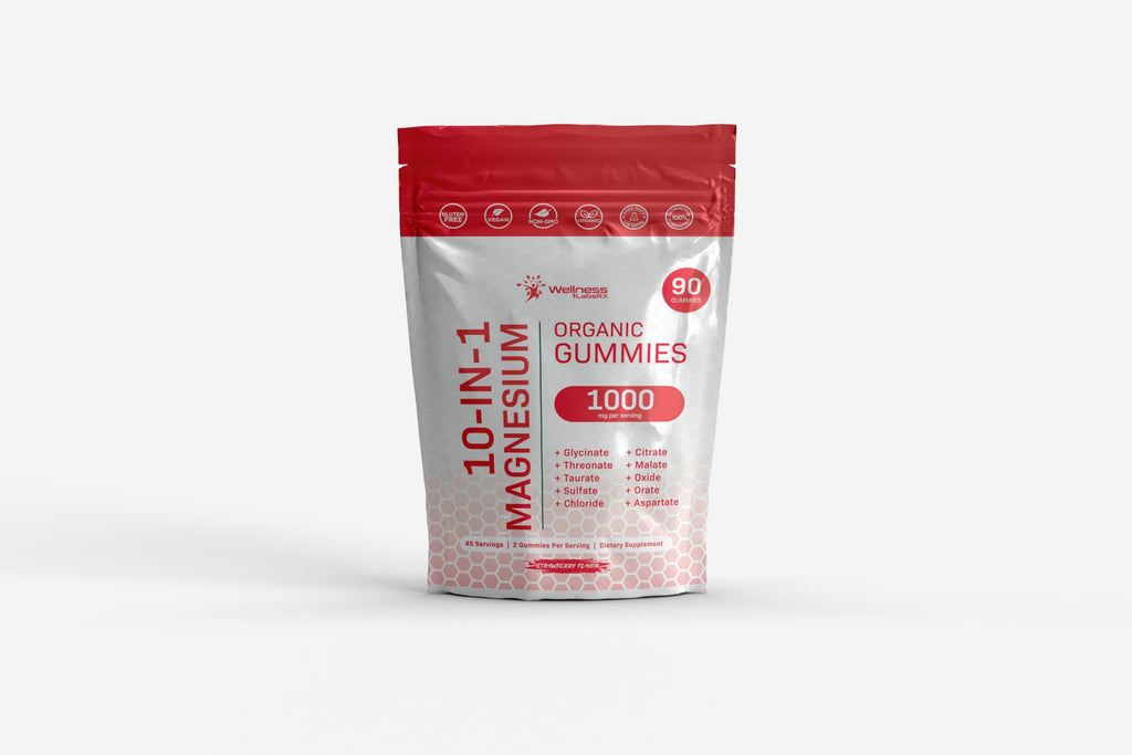 strawberry magnesium gummies for wellness