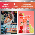 strawberry margarita energy powder for endurance