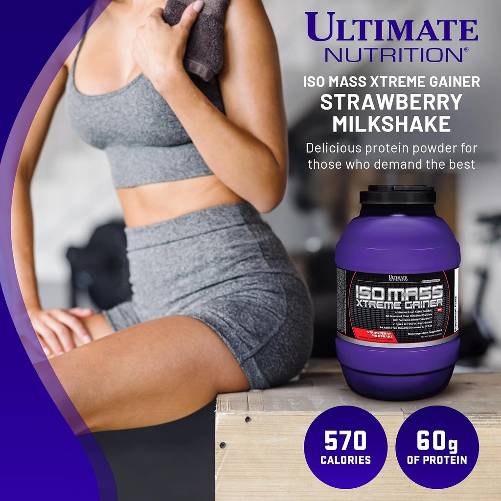 Strawberry milkshake weight gainers