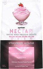 strawberry mousse whey protein isolate