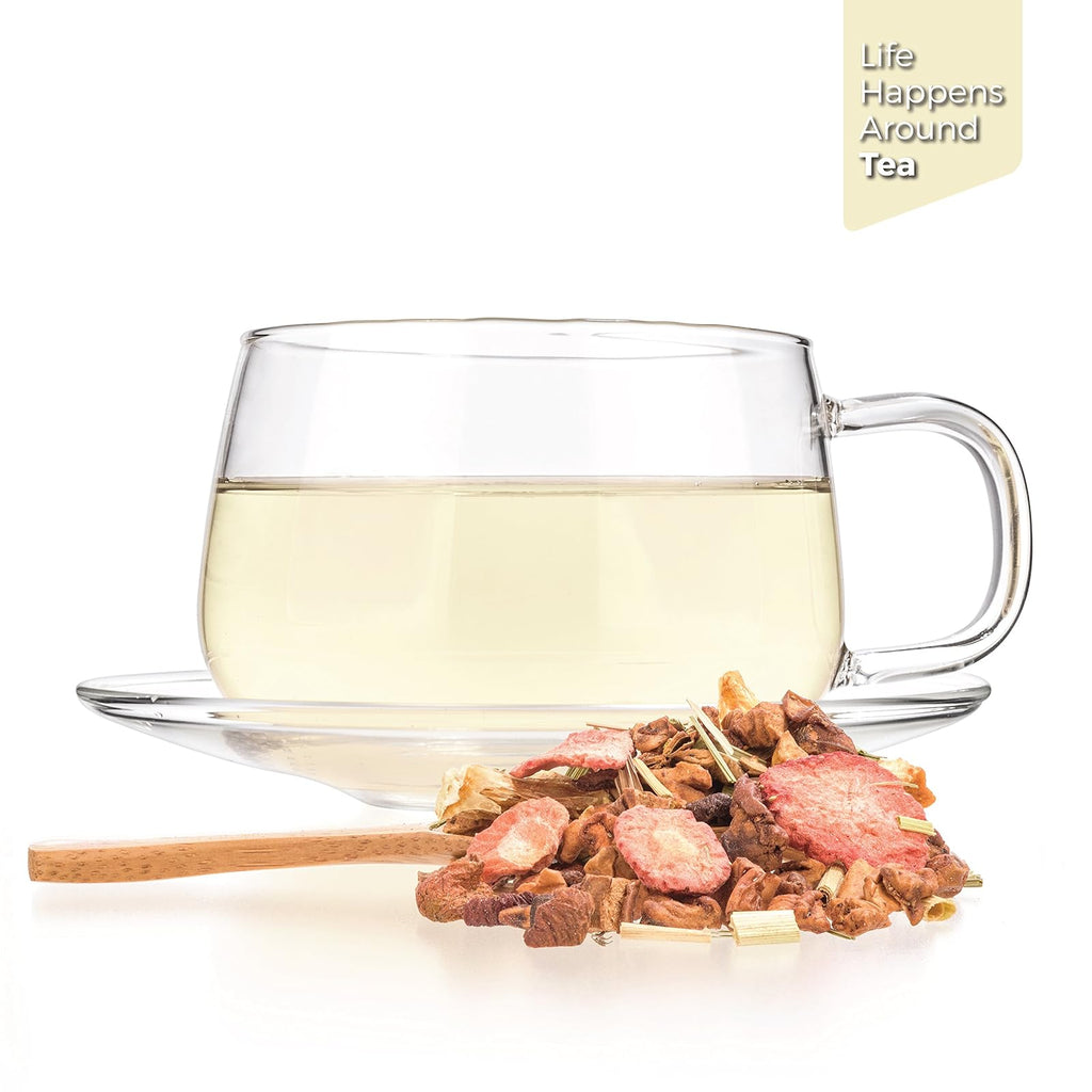strawberry orange herbal tea blend