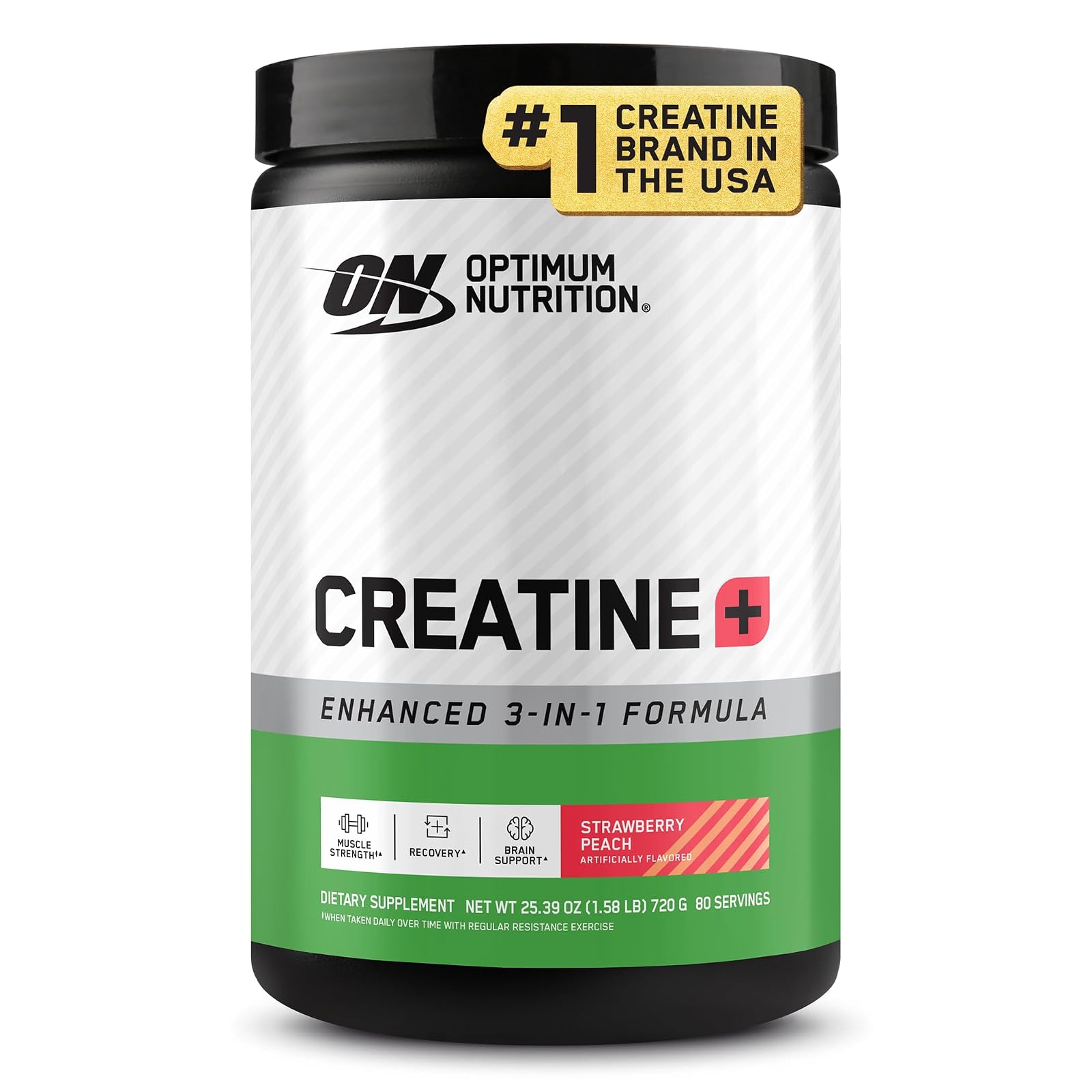 strawberry peach creatine powder