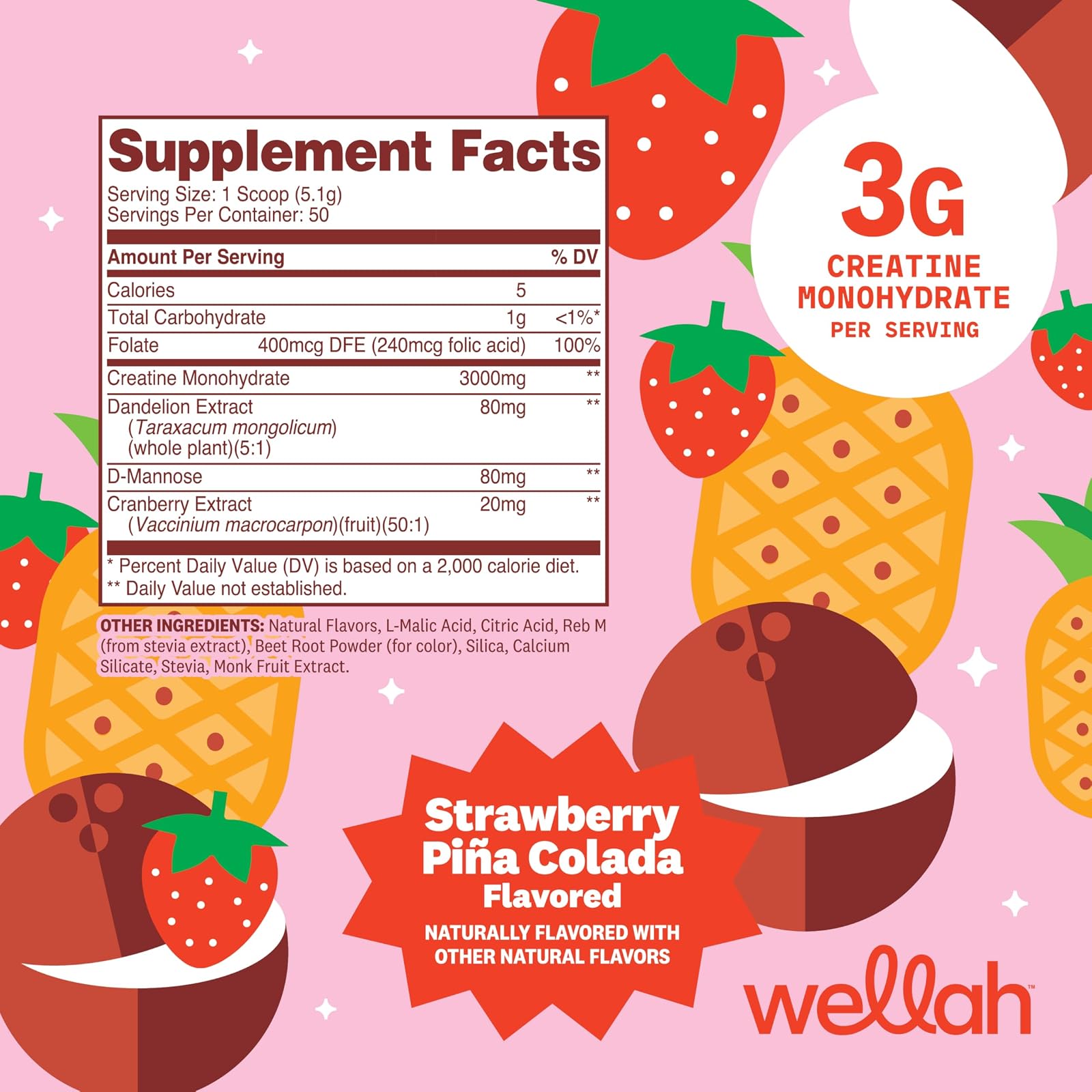 strawberry pina colada creatine
