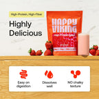 strawberry plant based protein powder