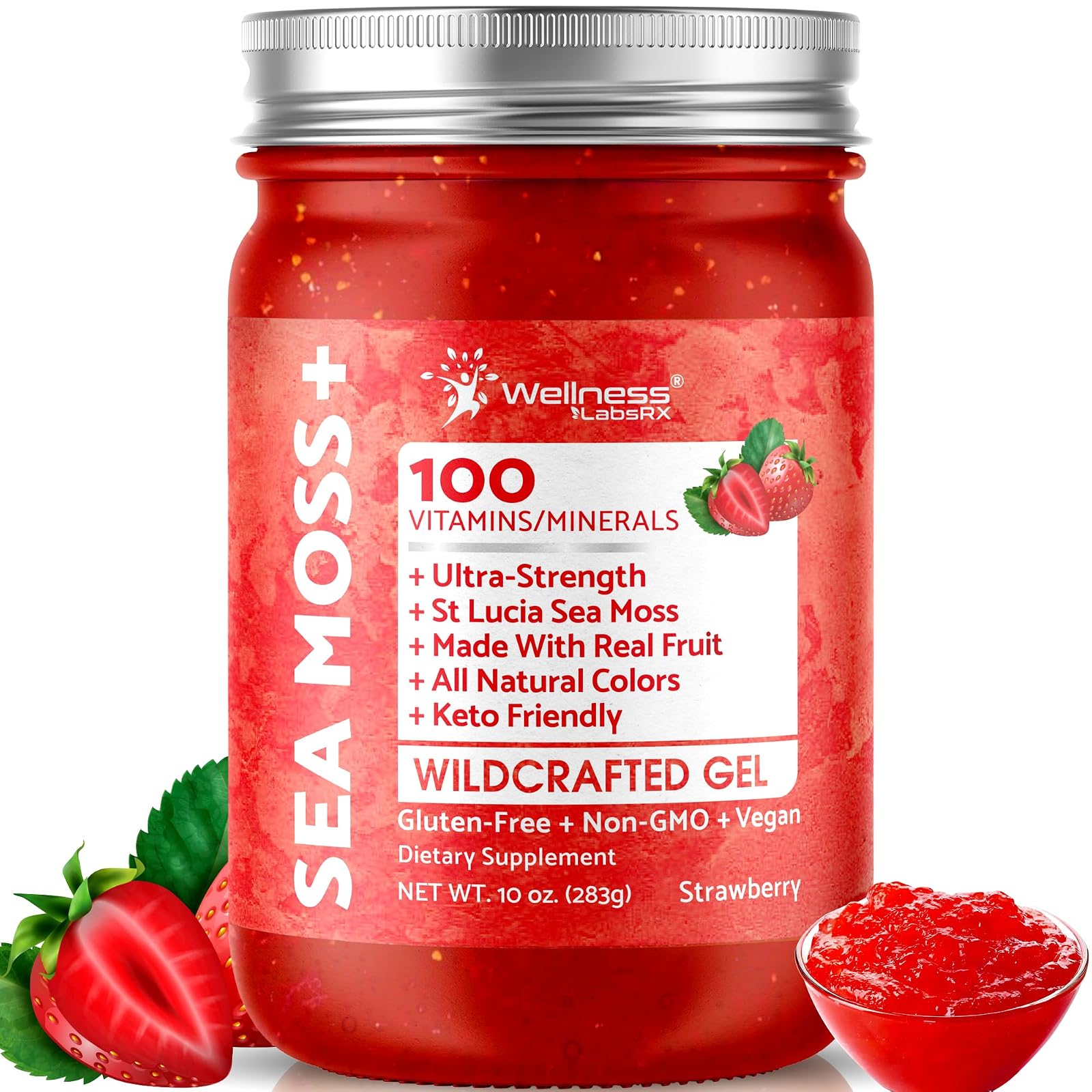 strawberry sea moss gel benefits