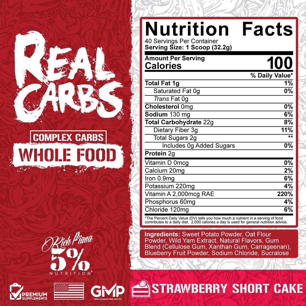 Strawberry Shortcake pre-workout carb supplement