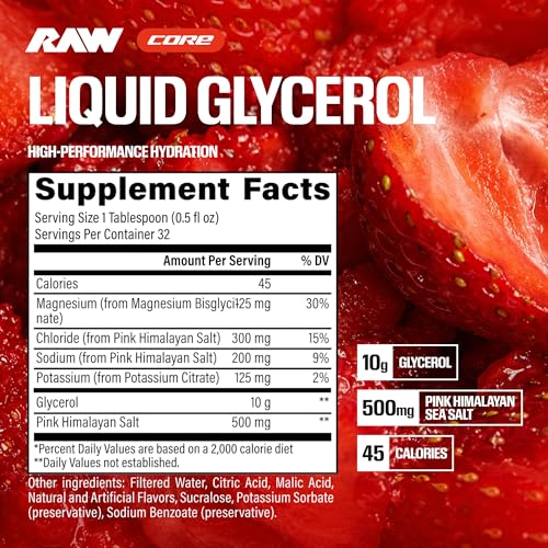 Strawberry Slush glycerol supplement benefits