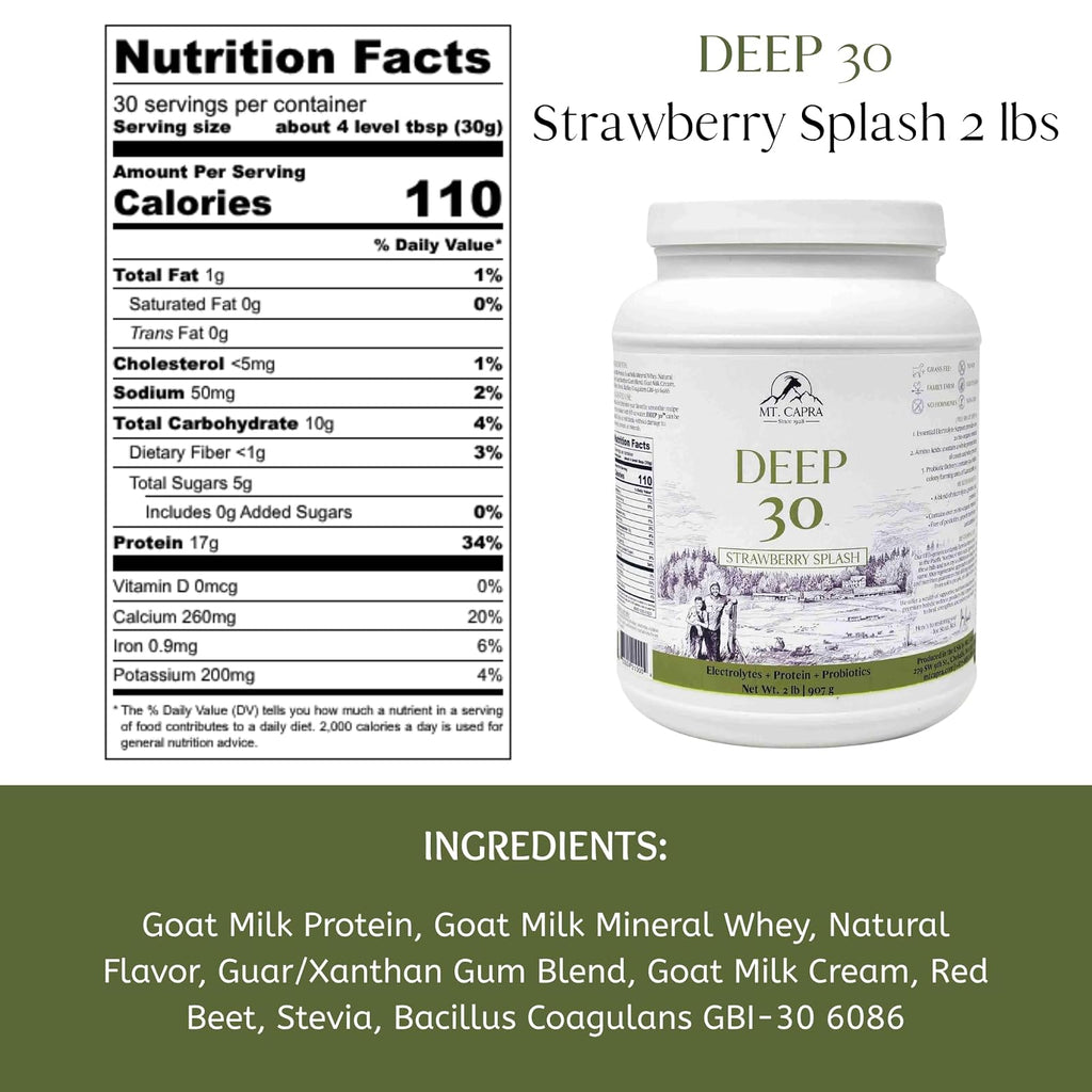 strawberry splash protein drink
