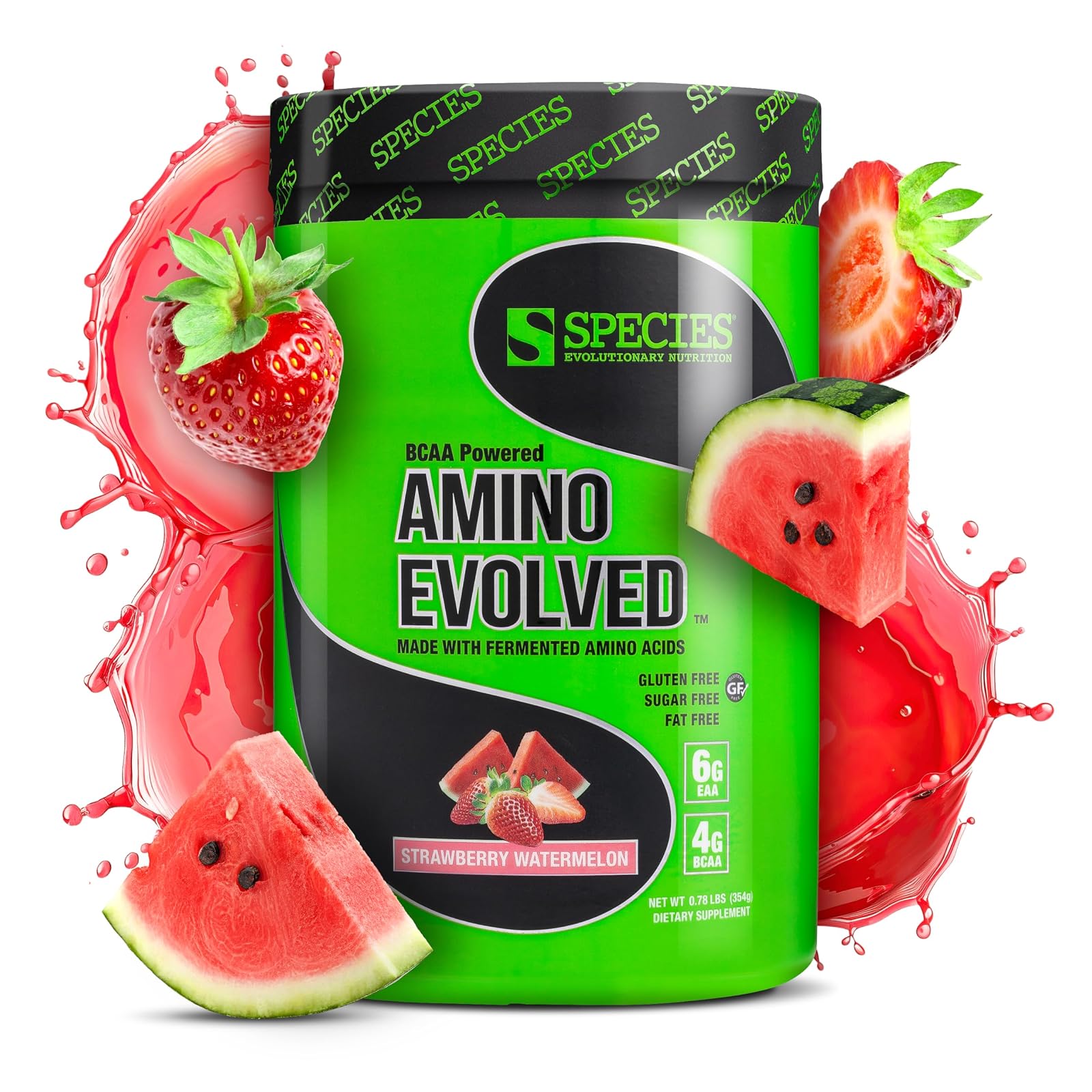 Strawberry watermelon BCAA supplement
