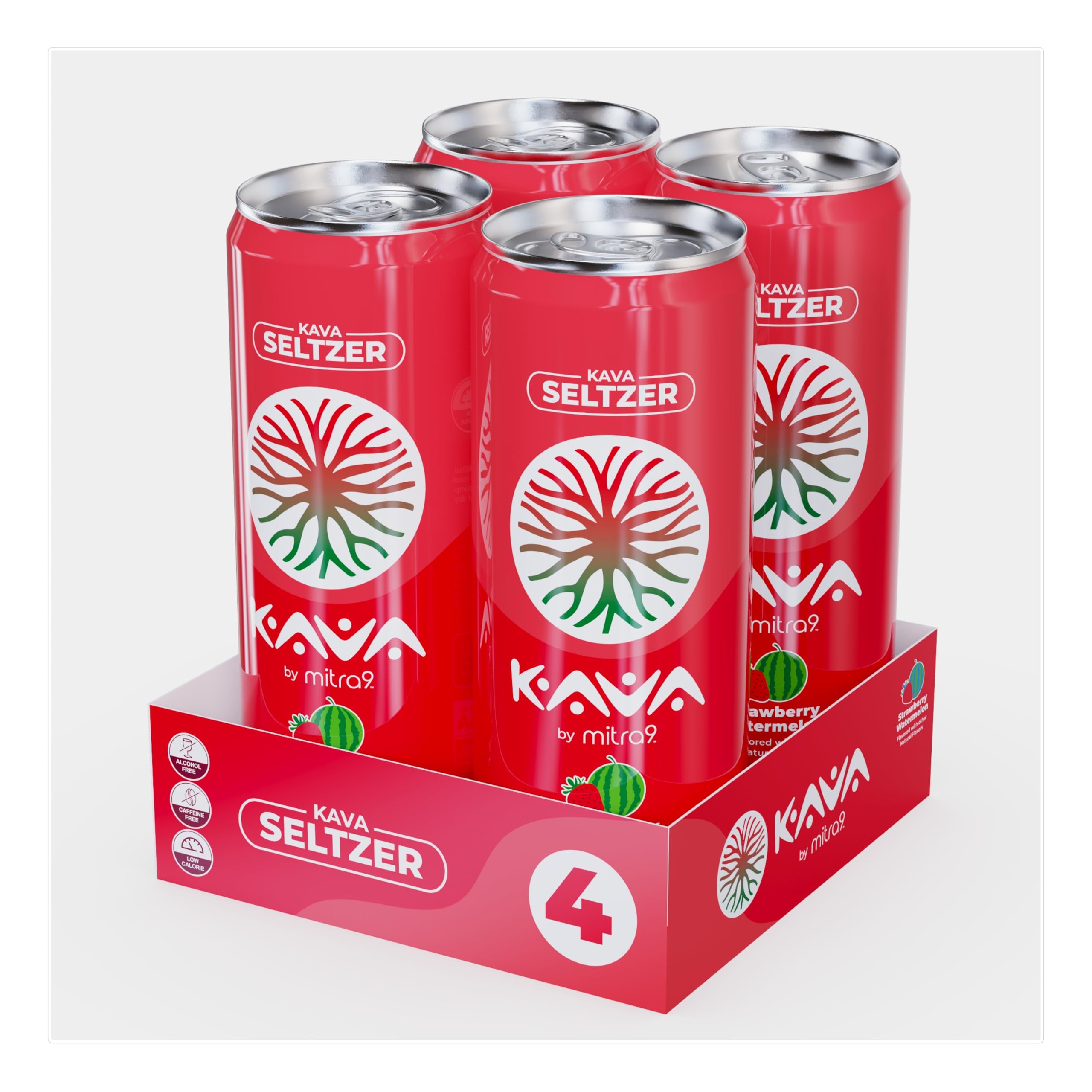 strawberry watermelon kava beverage