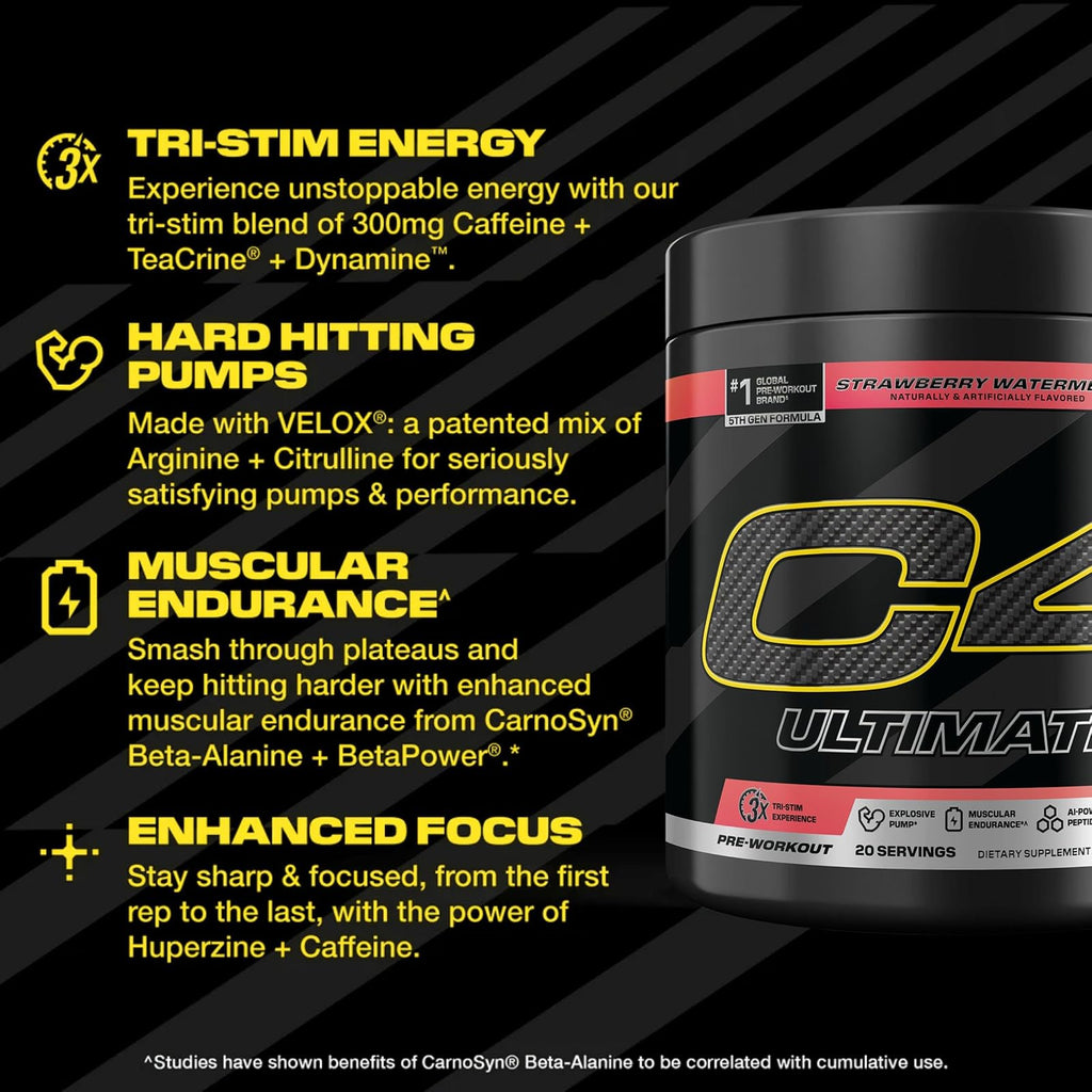 Strawberry watermelon pre-workout flavour