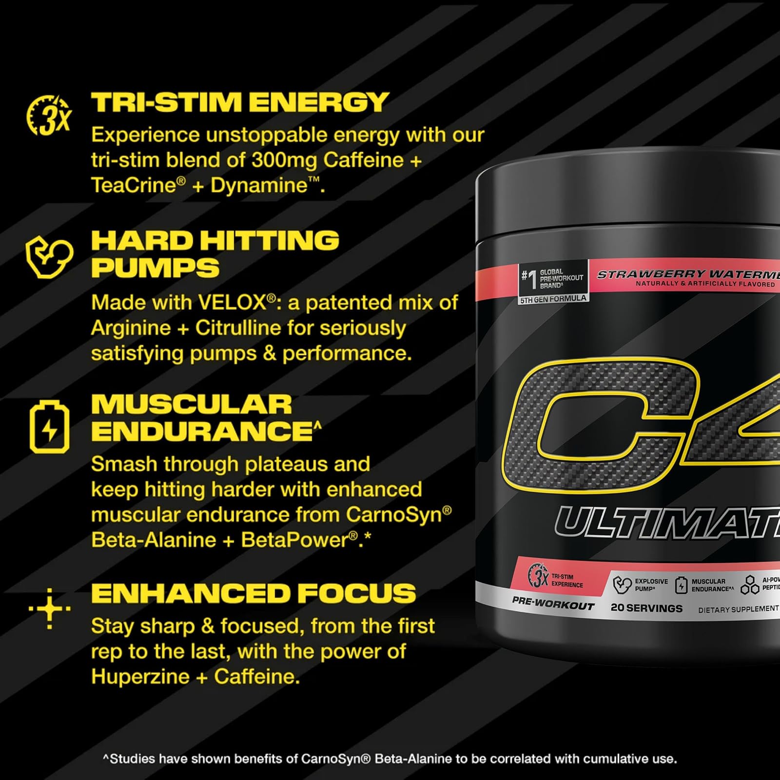 Strawberry watermelon pre-workout flavour