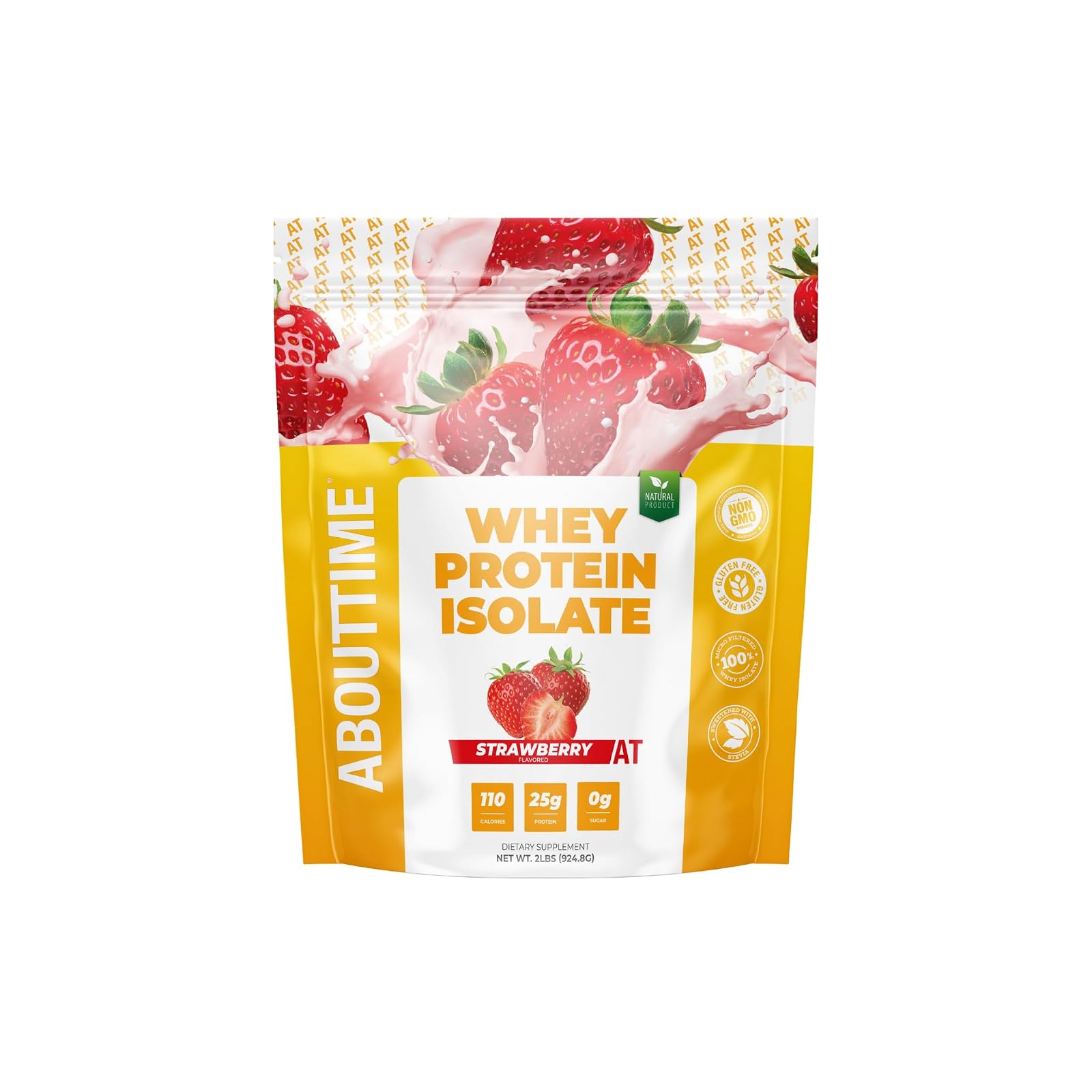 strawberry whey protein isolate powder