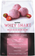 strawberry whey protein shake