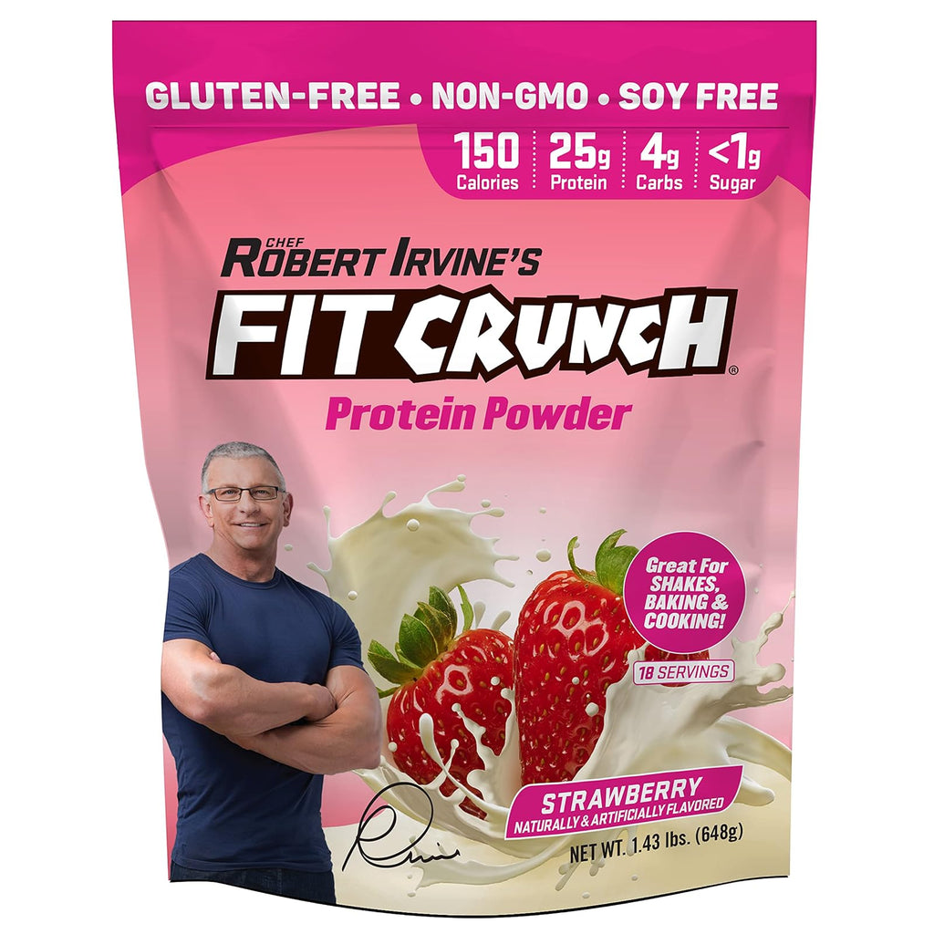 strawberry whey protein supplement