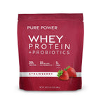 strawberry whey protein supplement