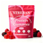 STREBAN protein gummies for energy