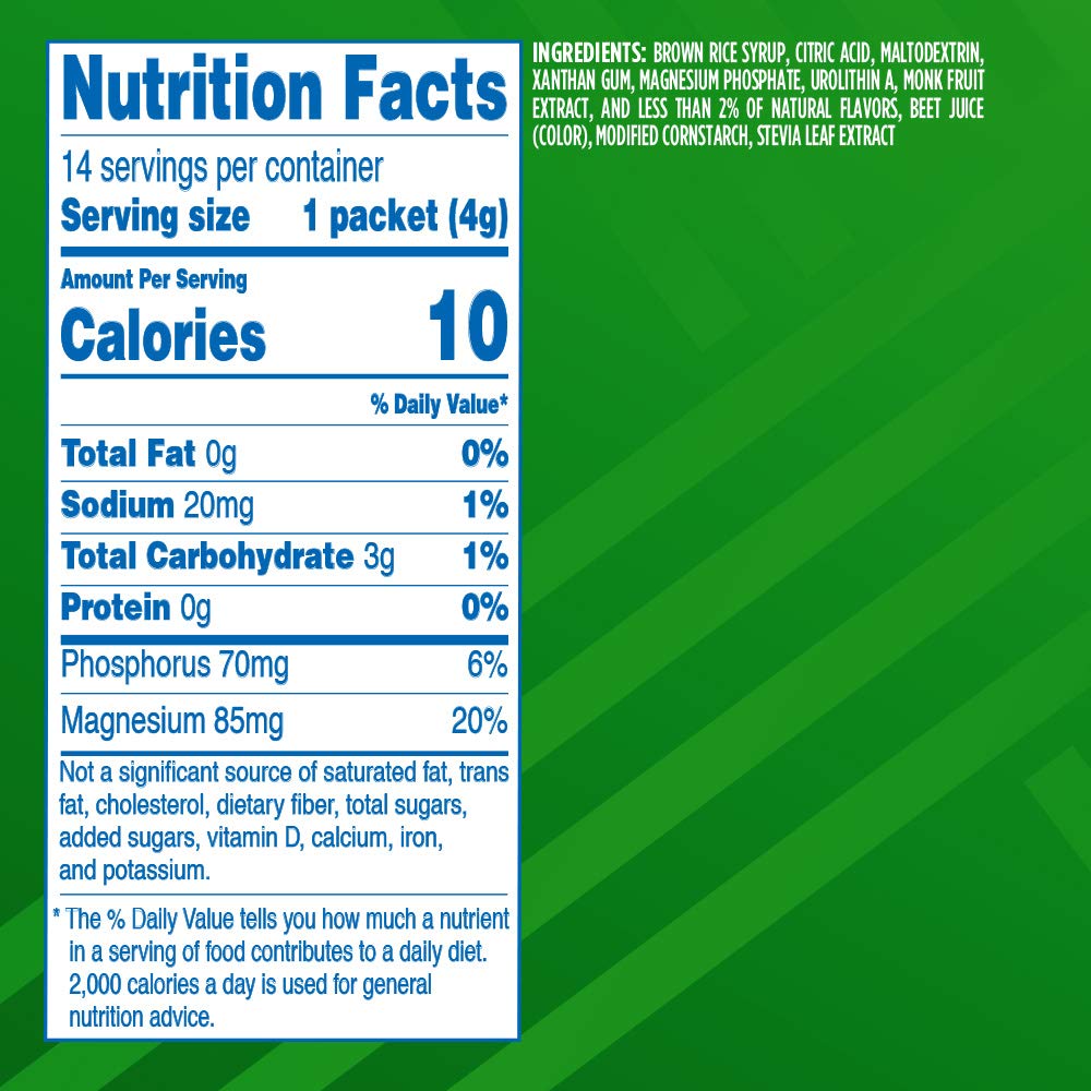 Strength drink mix for energy