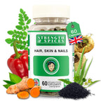 Strength & Spices hair supplement capsules