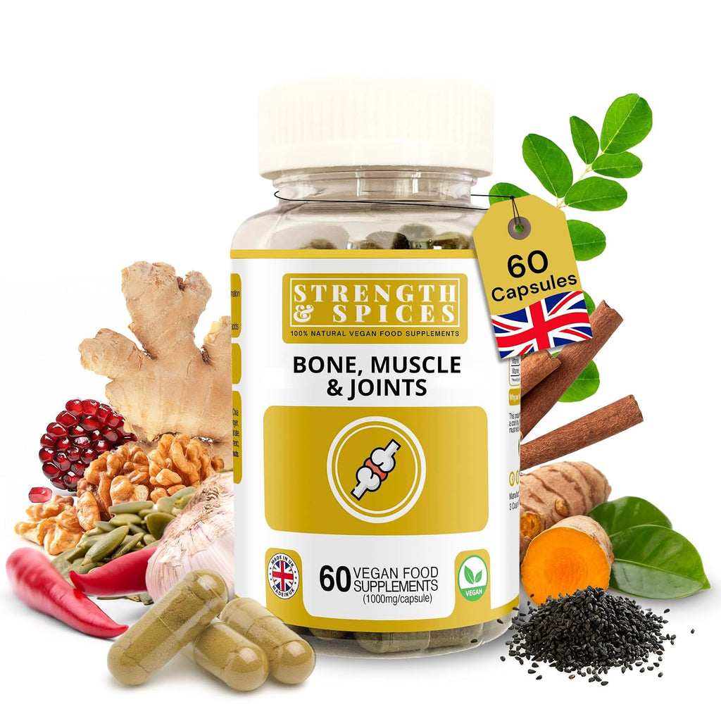 Strength & Spices turmeric capsules for wellness
