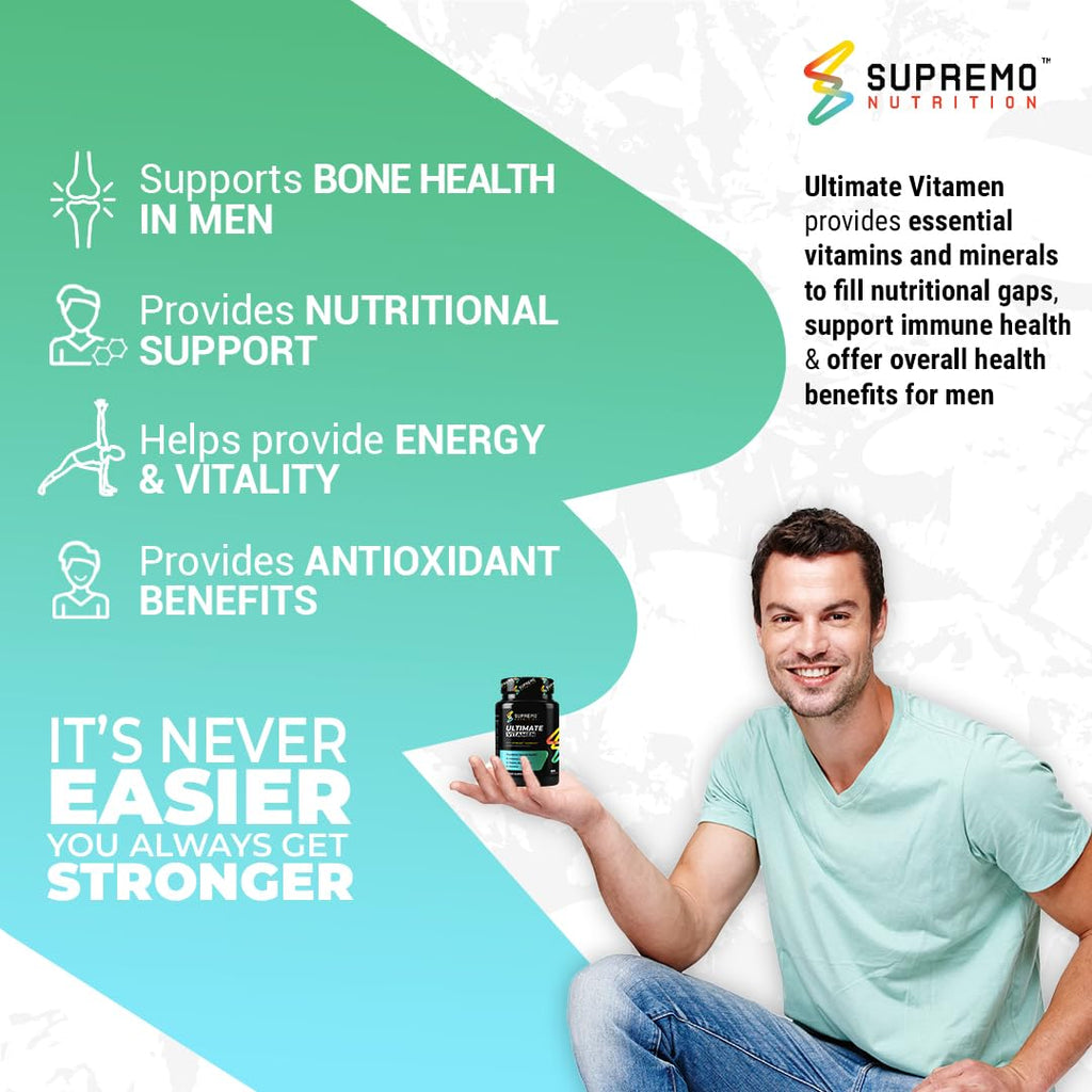 Strengthen bones with Supremo vitamins