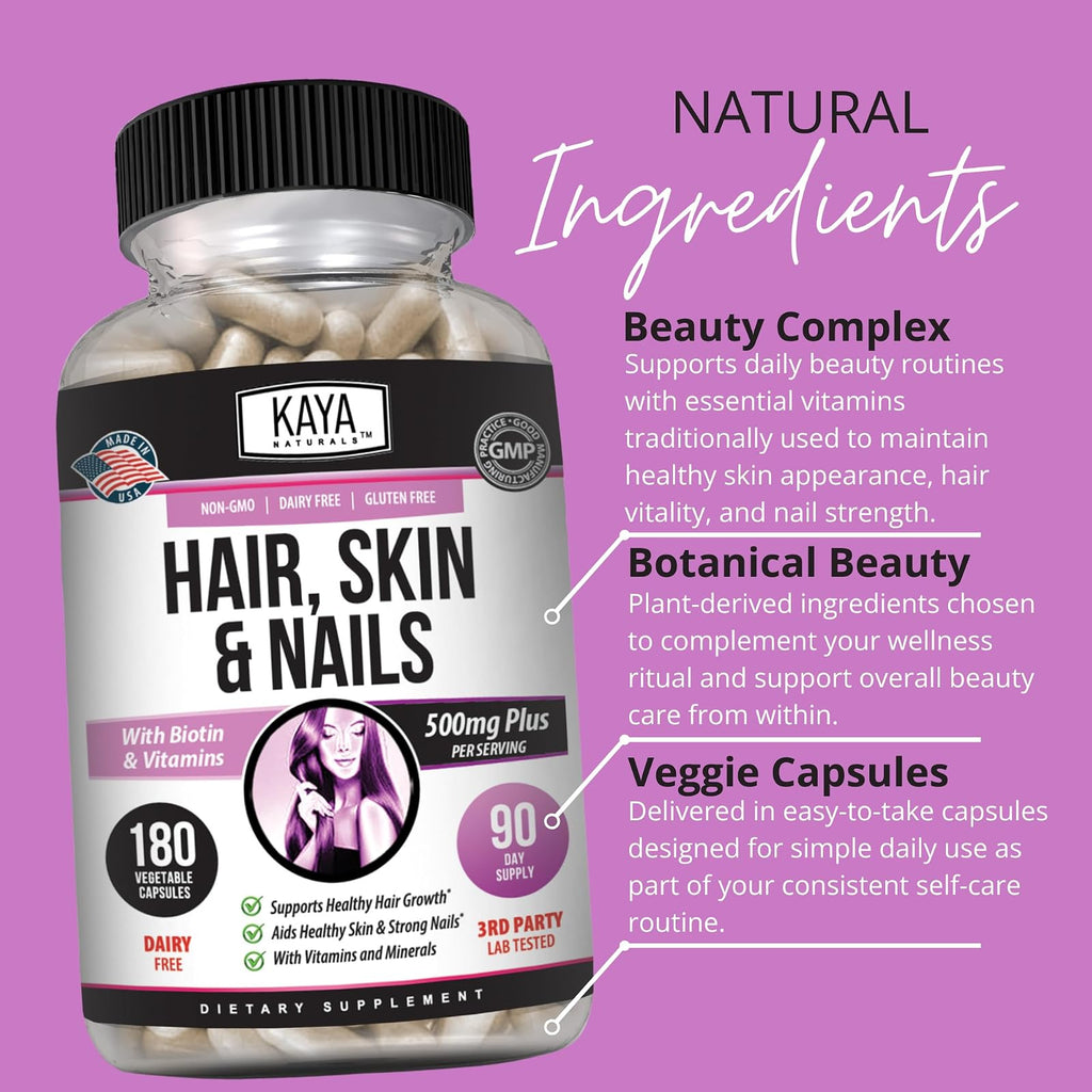 Strengthen nails with biotin capsules