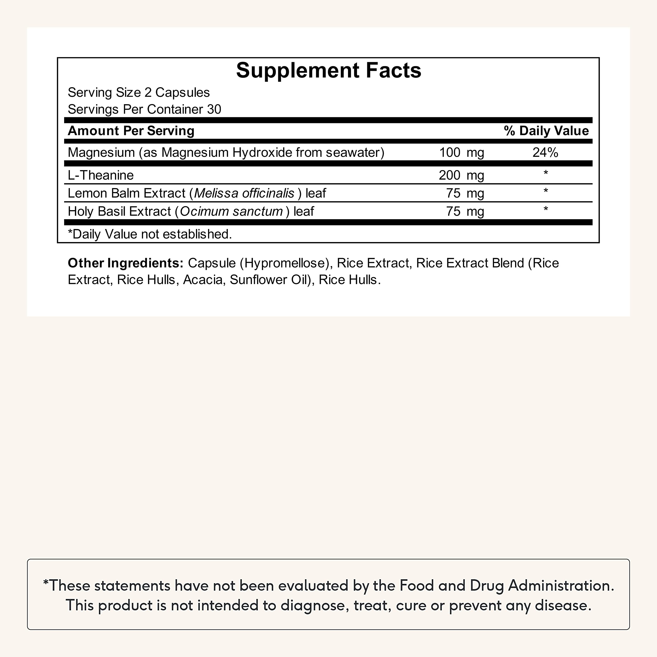 stress less with vitamin and mineral blend