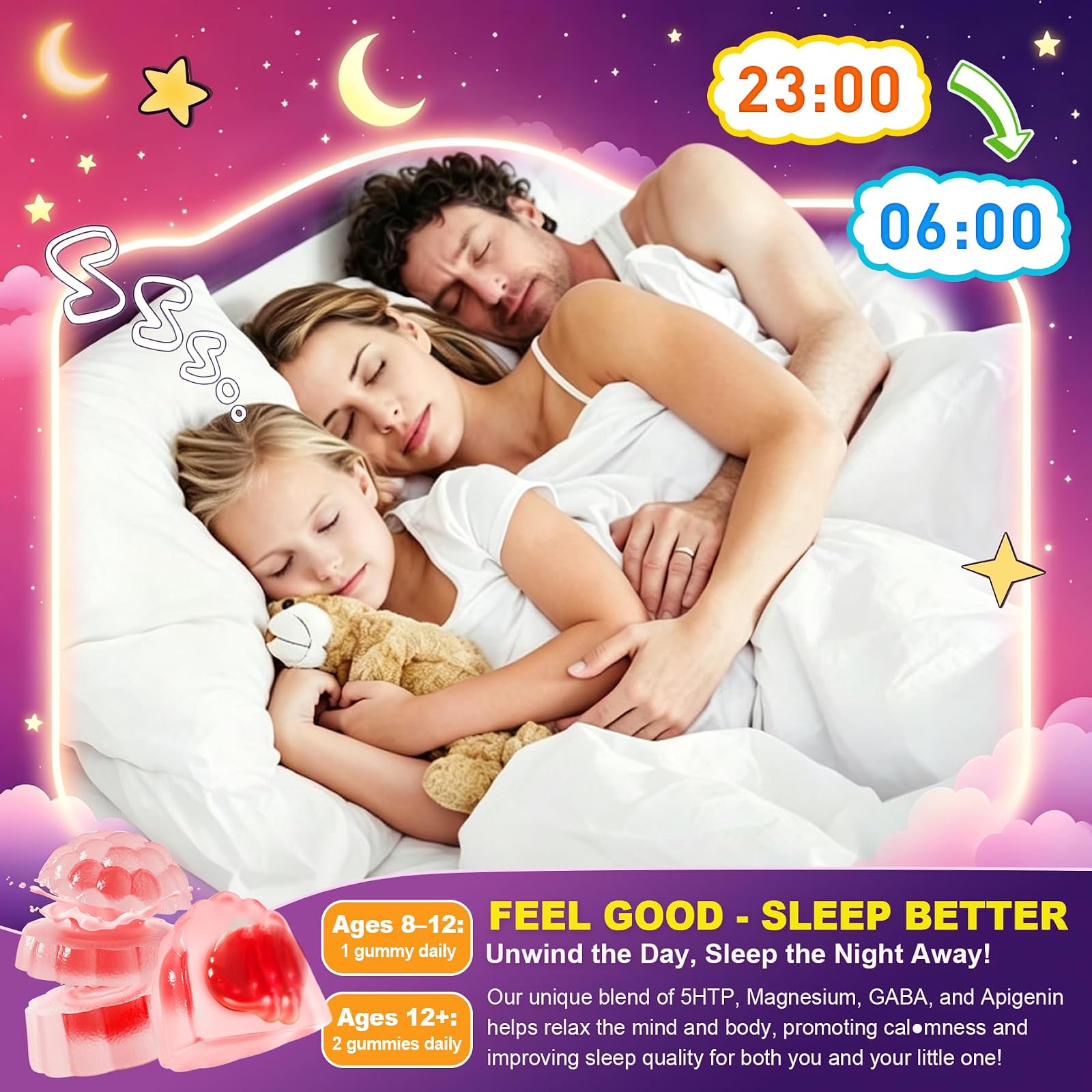 stress relief 5-htp gummy vitamins